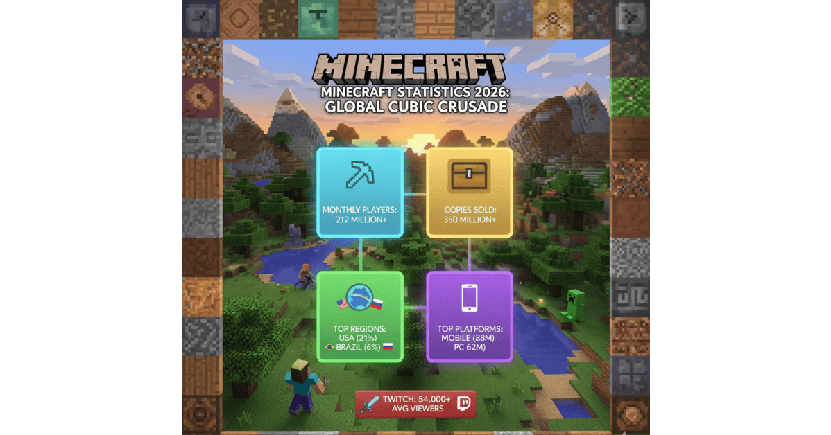 Minecraft Statistics 2026