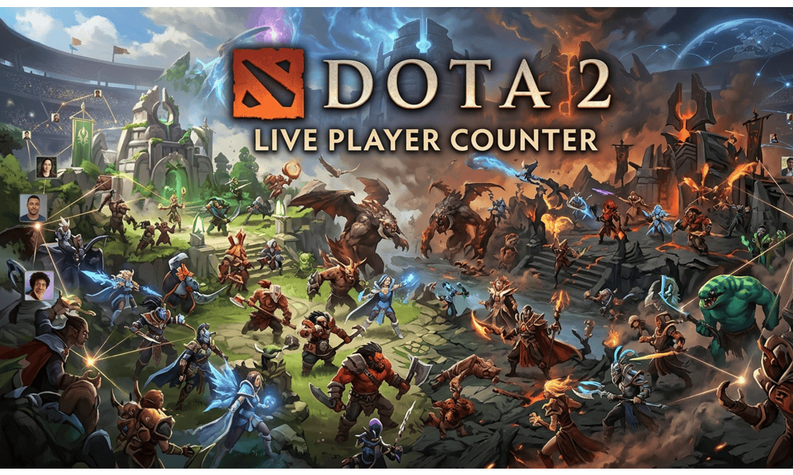 Dota 2 Live Player Counter Right Now And Statistics 2026